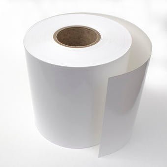 4" W x 275' L Inkjet Durable Matte Synthetic GHS Continuous Label Roll ...
