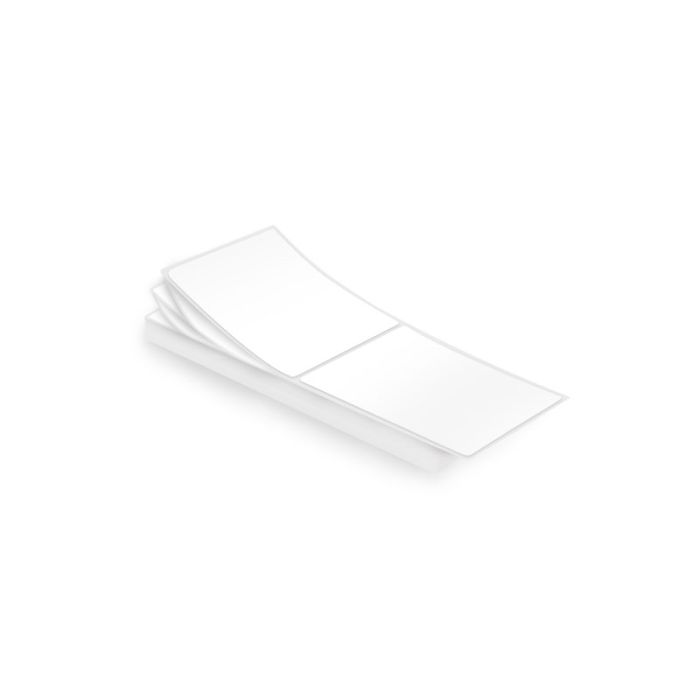 4" W x 8" L Inkjet Matte Paper Labels, Fanfold, White, General Purpose ...