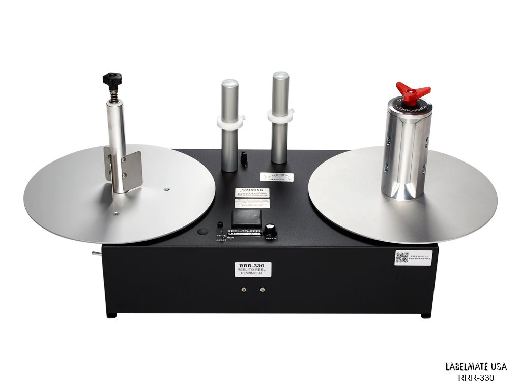 Labelmate USA RRR-330 Reel-to-Reel Rewinder – Jet City Label, Inc.