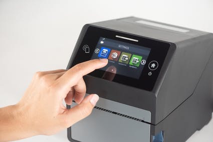 SATO CT4-LX RFID 305 dpi Thermal Transfer with HF RFID & RTC Label Pri ...