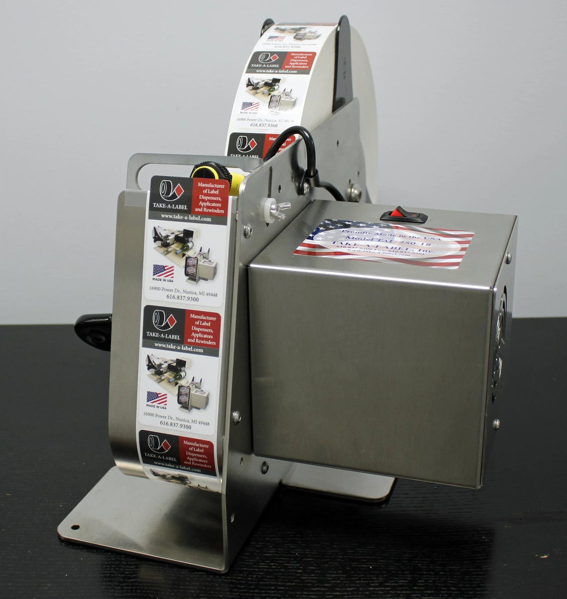 TAL-250 Stainless Steel Electric Label Dispenser – Jet City Label